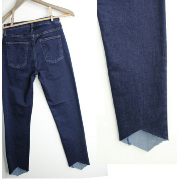 Just Black | Jeans | Just Black Denim Front Pintuck Dark Open Hem ...